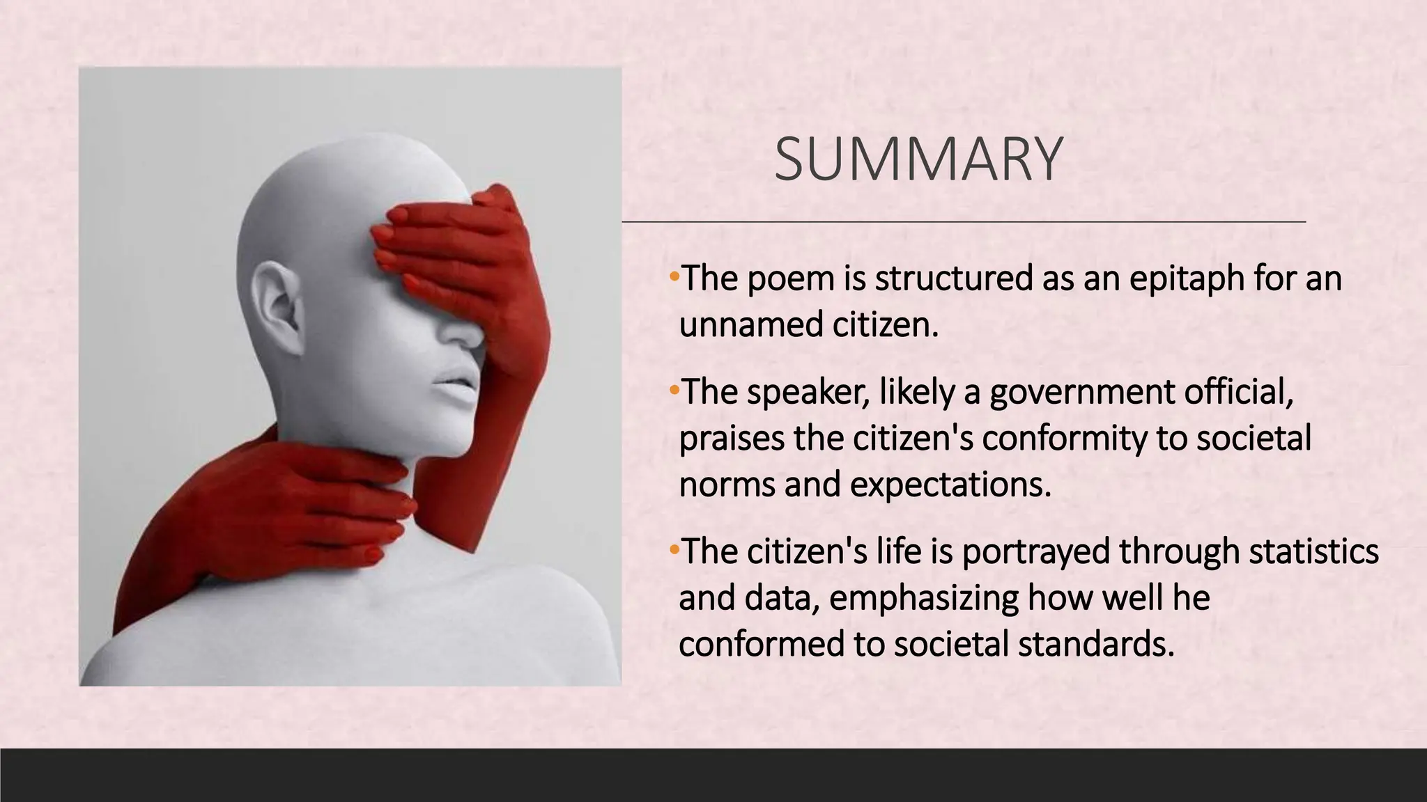 THE UNKNOWN CITIZEN.pptx