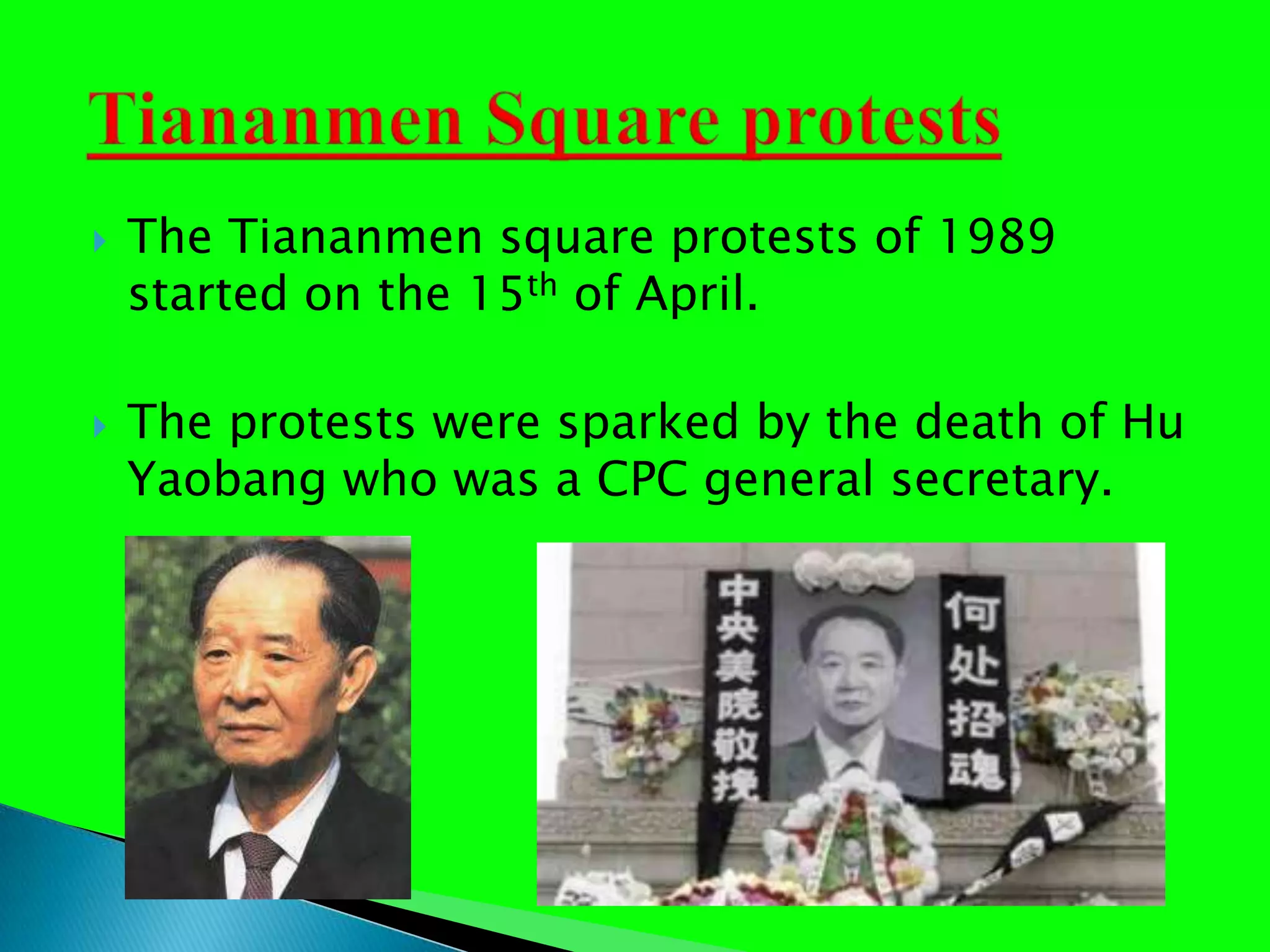 The Unknown Rebel 1989 Tiananmen square | PPTX