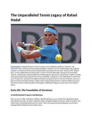 The Unparalleled Tennis Legacy of Rafael Nadal.docx