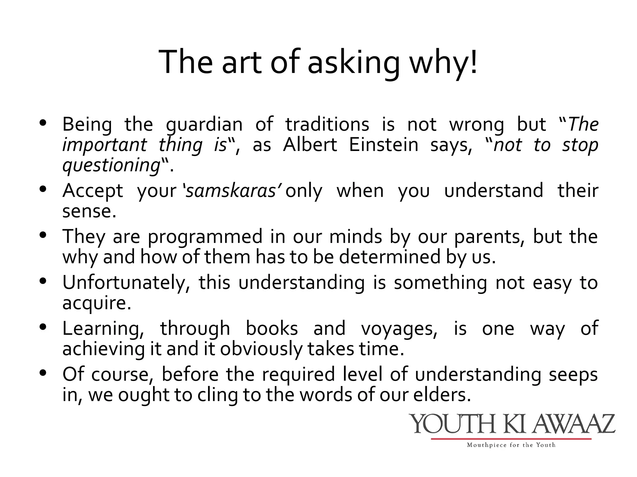 The unquestionables in india | PPT