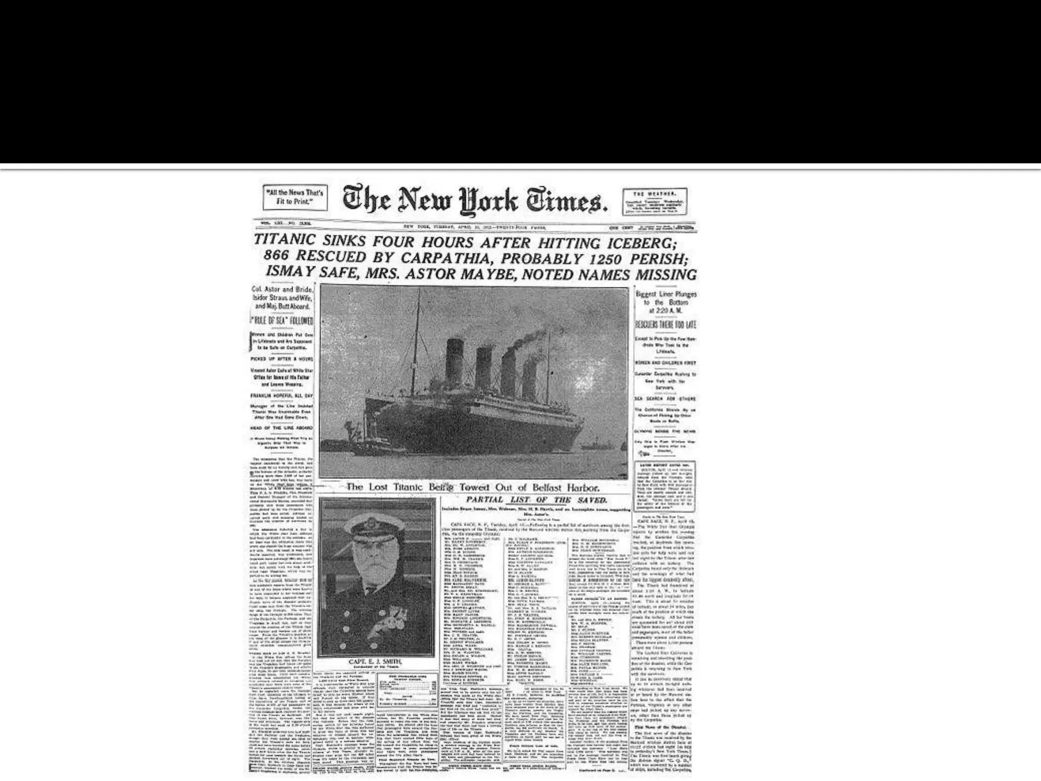The Unsinkable Titanic: What the TItanic Taught Us About Disaster ...