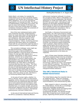 The UN's Role in Global Governance | PDF