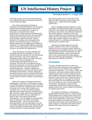 The UN's Role in Global Governance | PDF