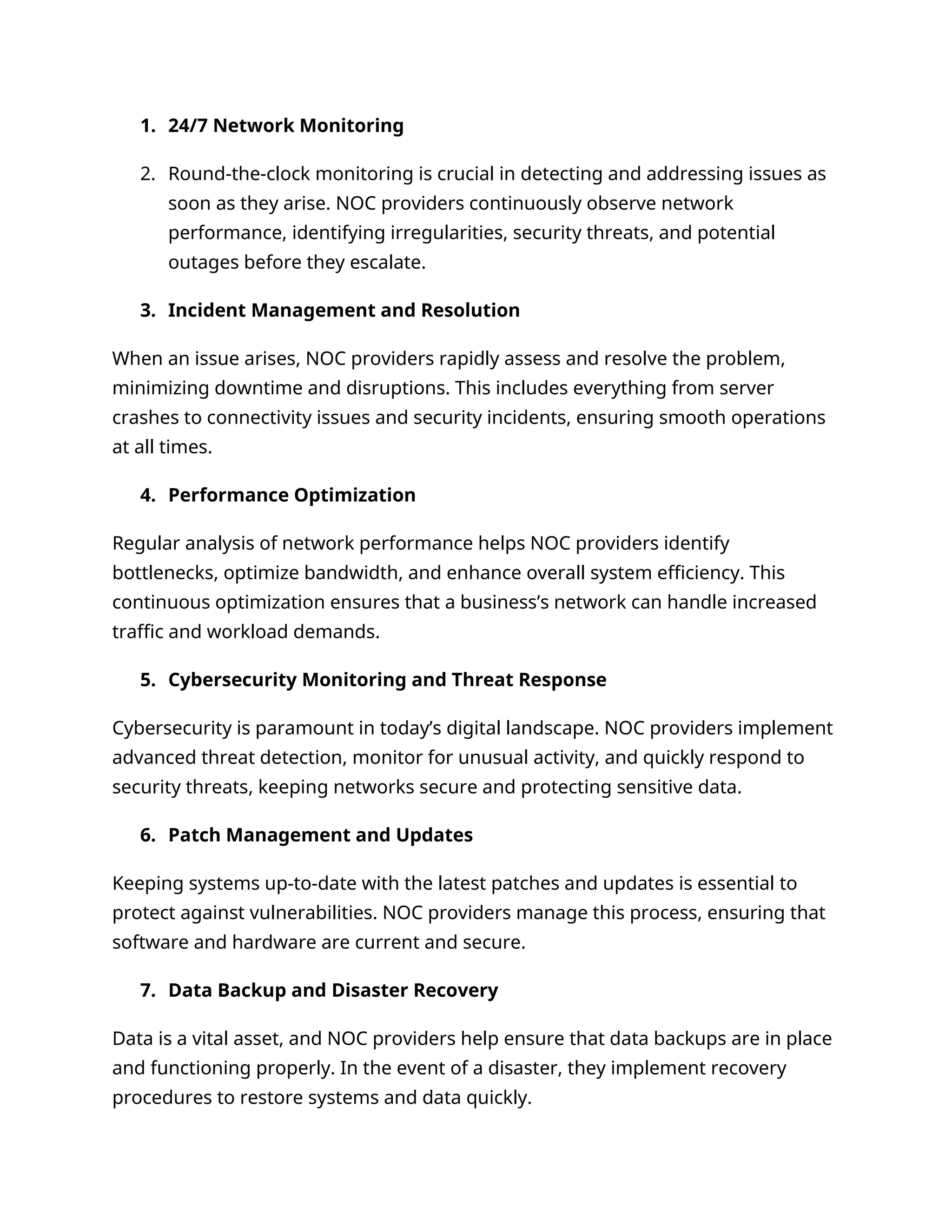 The Unsung Heroes of Seamless IT Operations with (NOC) Providers in AI ...