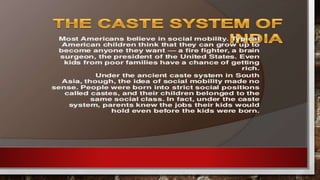 The untouchables of ancient india | PPTX