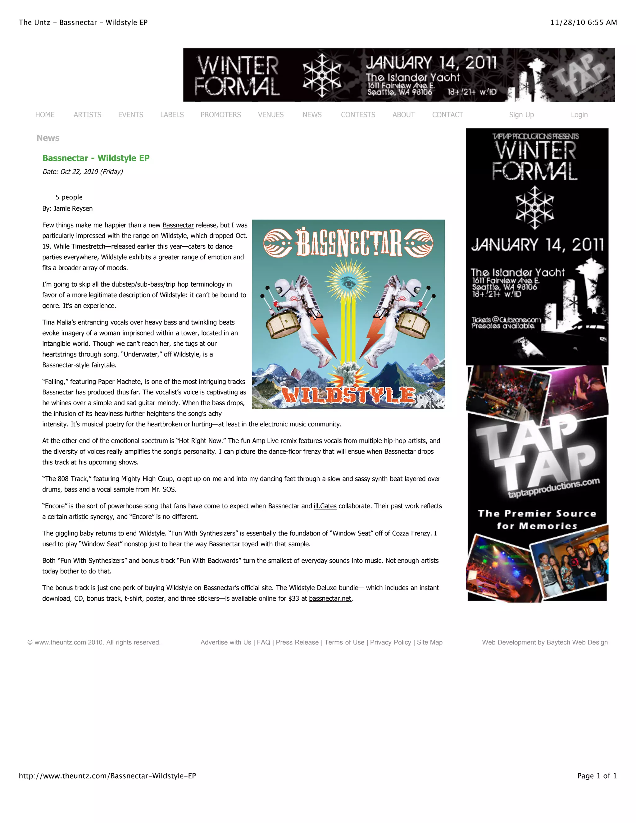 Bassnectar - Wildstyle EP | PDF