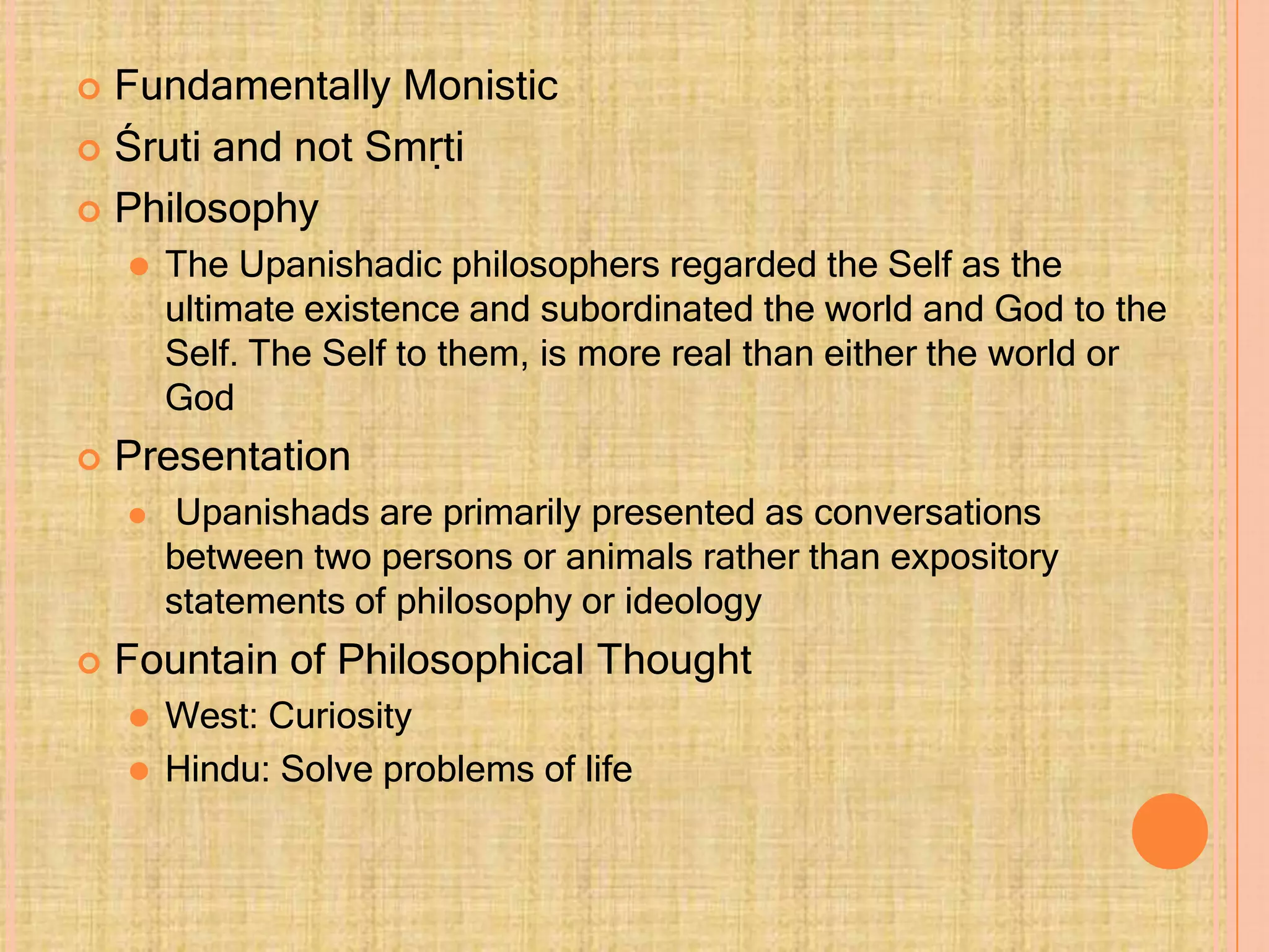 introduction to upanishads | PPTX