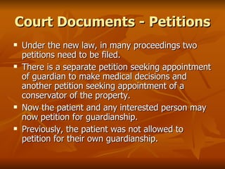 The Uniform Probate Code In Court | PPT