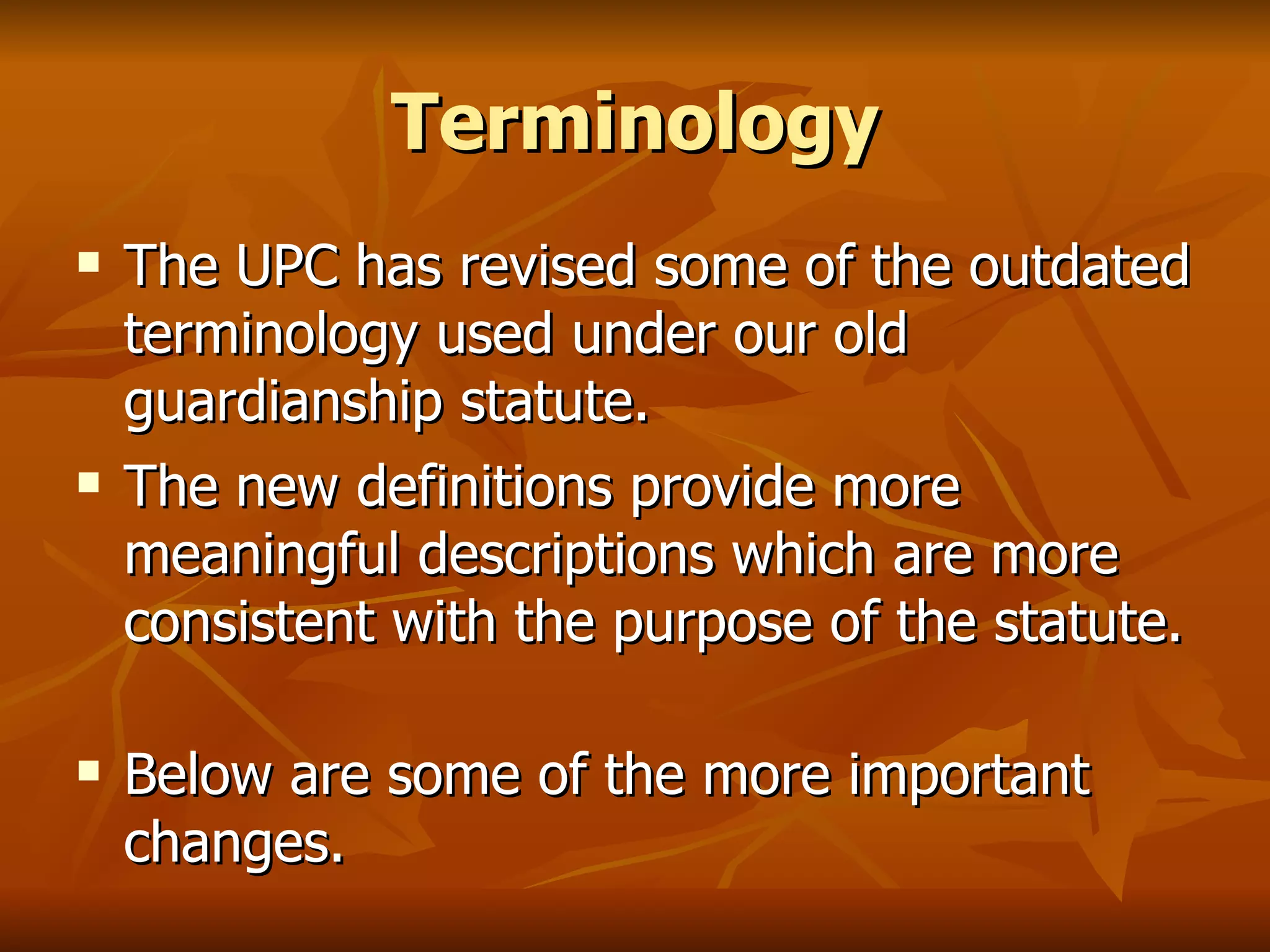 The Uniform Probate Code | PPT | Legal Services Industry | Industries