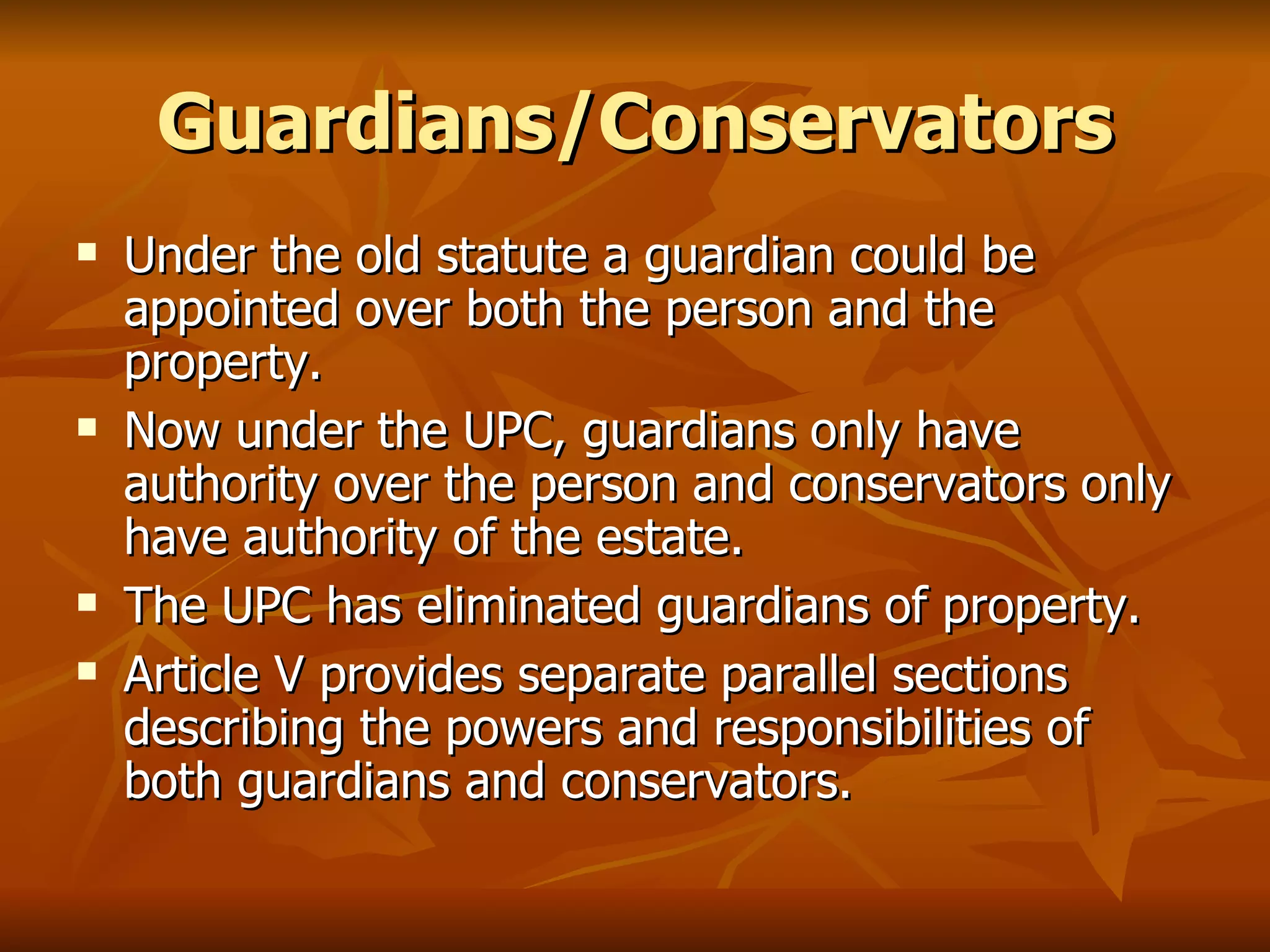 The Uniform Probate Code | PPT | Legal Services Industry | Industries