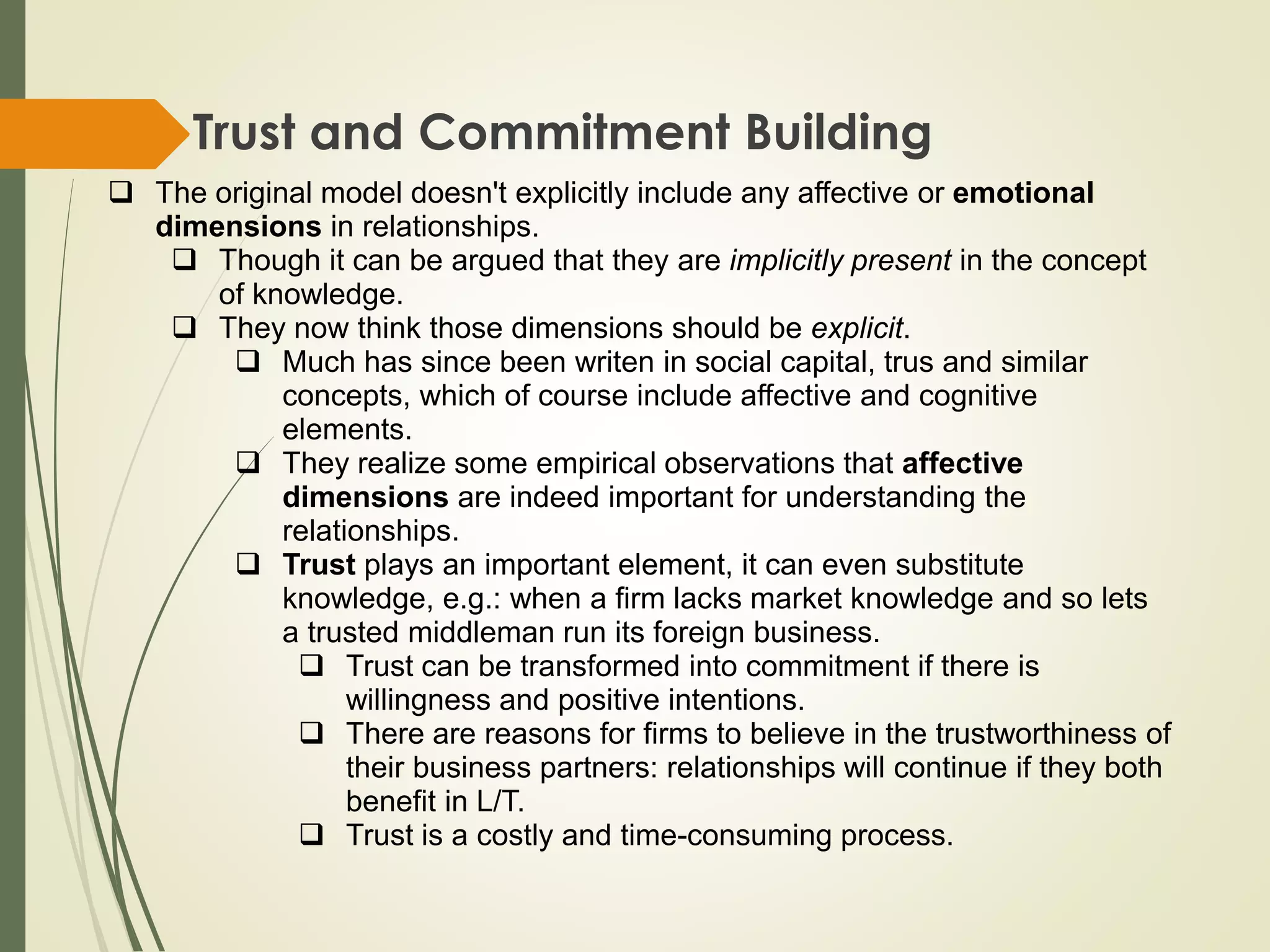 The uppsala internationalization process model revisited | PPTX