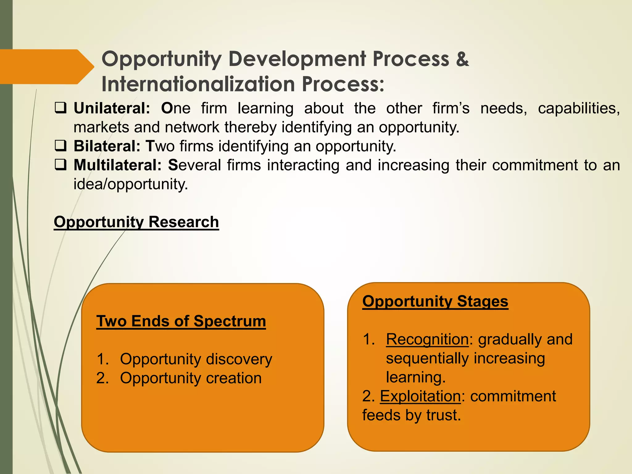 The uppsala internationalization process model revisited | PPTX