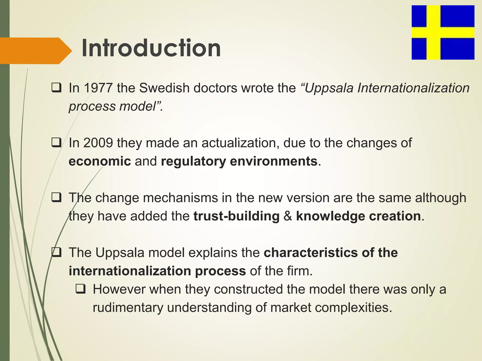 The uppsala internationalization process model revisited | PPTX