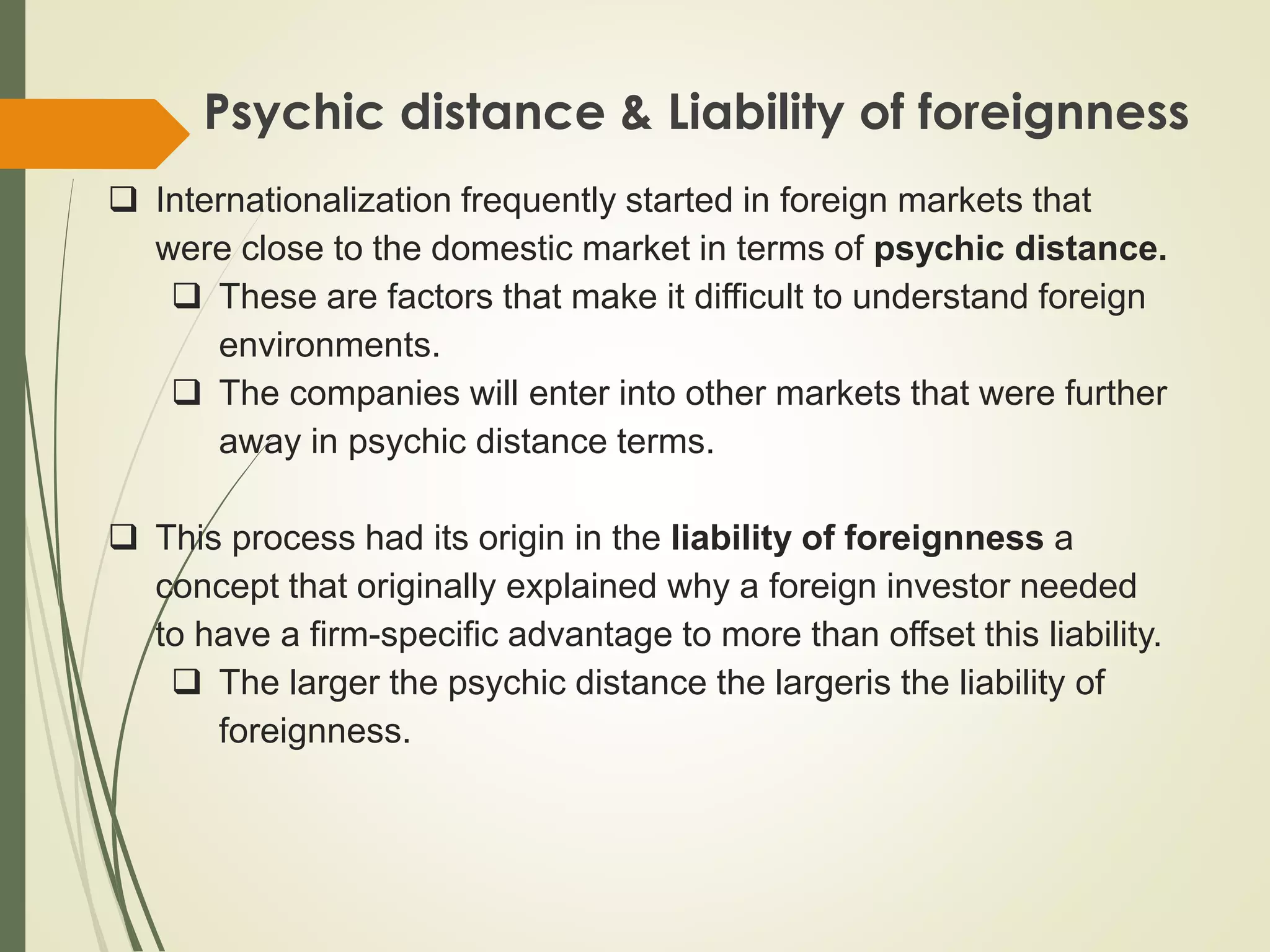 The uppsala internationalization process model revisited | PPTX