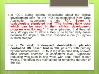 The upsurge and failure of baycol | PPTX