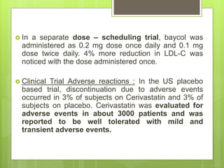 The upsurge and failure of baycol | PPTX