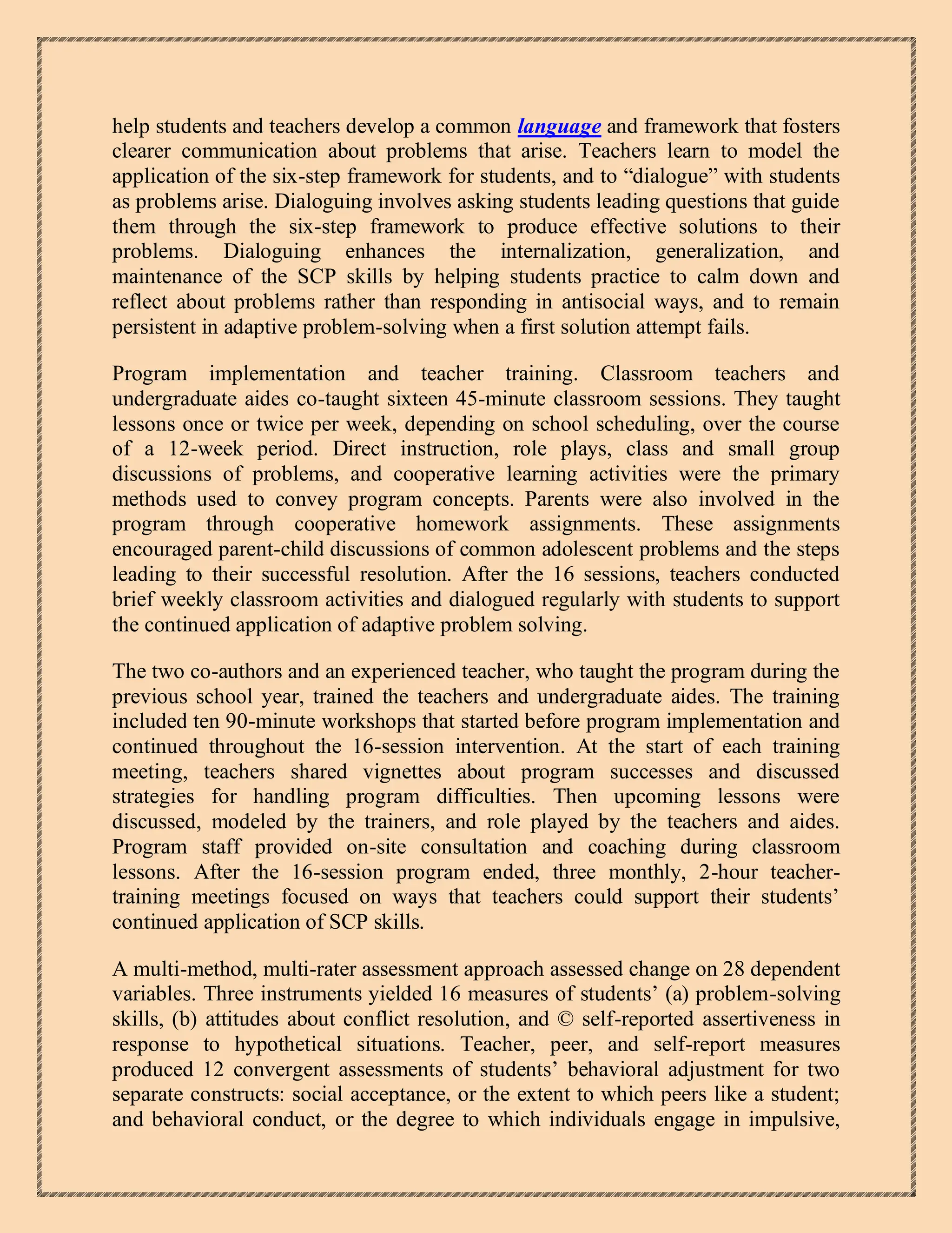 The Urgent Need for School-based Primary Prevention Programs | PDF