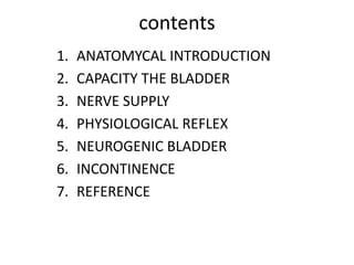 The urinary bladder | PPTX