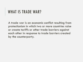 The US-China Trade War | PDF