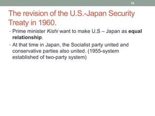 U.S. - Japan Alliance: Assessment and Prospects | PPTX