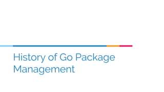 The usage and dependency resolving mechanism of go module | PPT