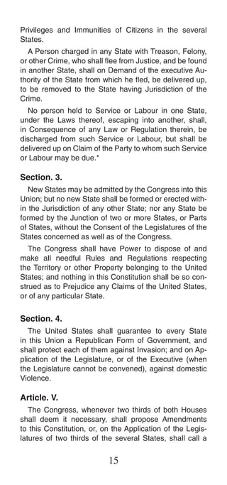 The U.S. Constitution - the Bill of Rights and Amendments 11-27 and the ...