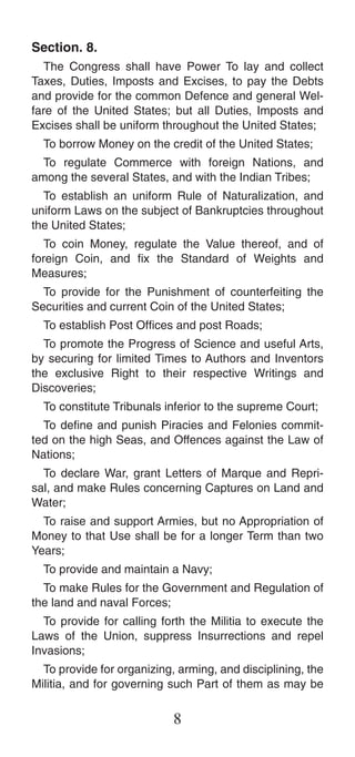 The U.S. Constitution - the Bill of Rights and Amendments 11-27 and the ...