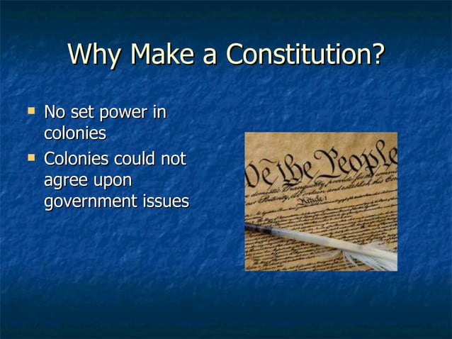 The US Constitution | PPT | Civic affairs | Politics