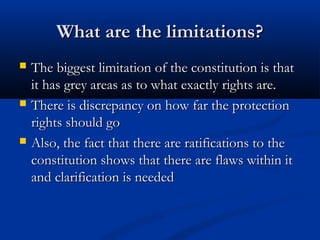 The us constitution power point | PPT