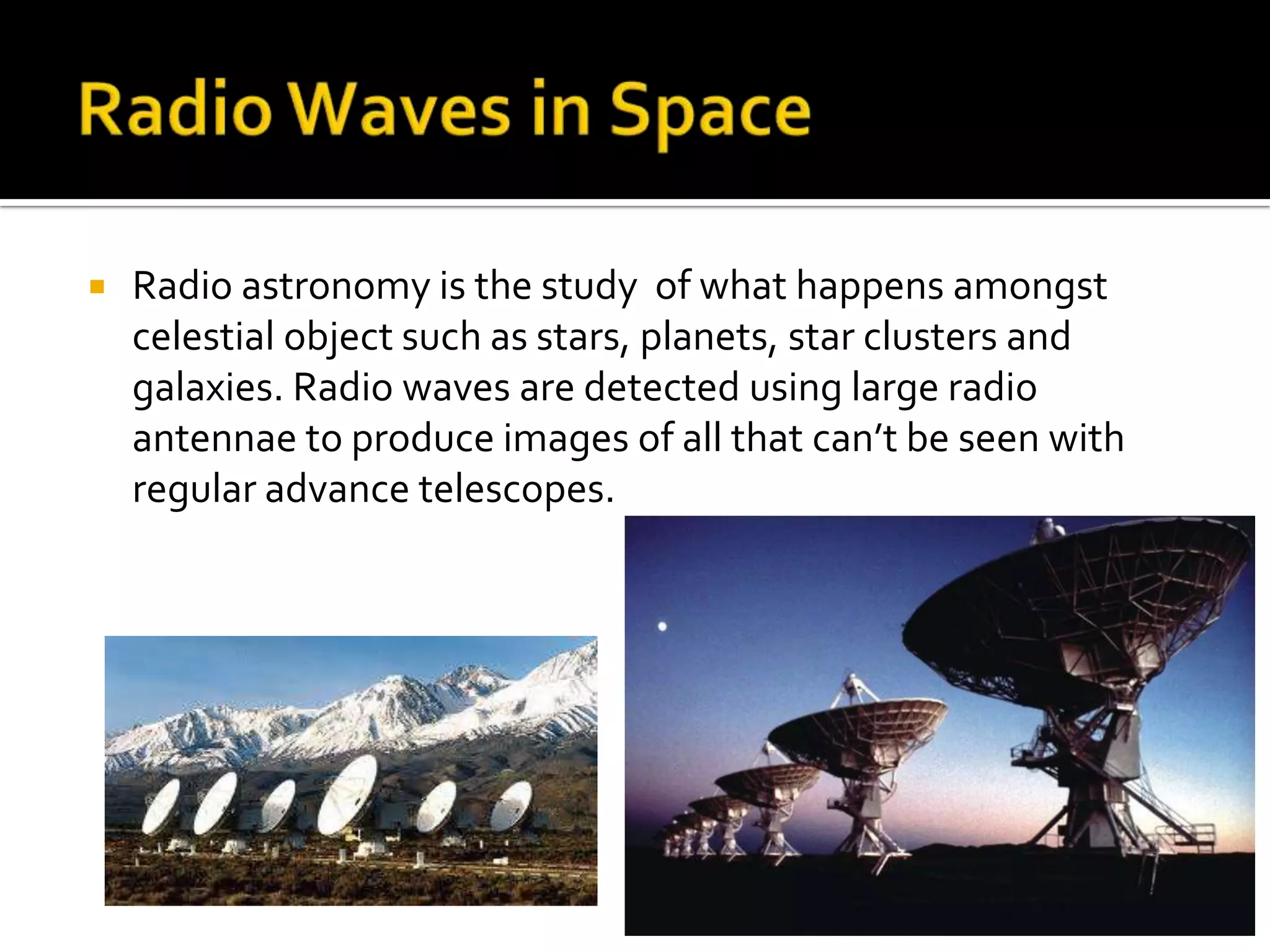 The use and importance of radio waves | PPT