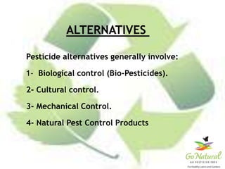 The use of alternatives to pesticides other than chemicals. | PPTX ...