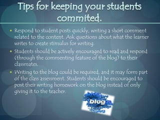 The use of blogs for english teaching1 | PPTX