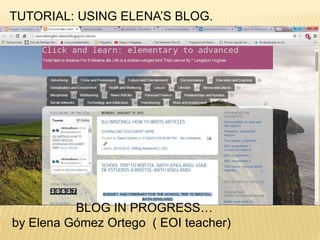 USING BLOGS IN THE CLASSROOM--- | PPT