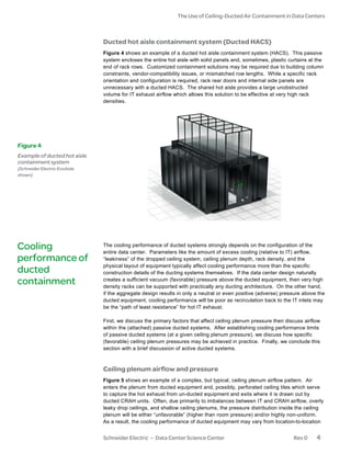 The Use of Ceiling Ducted Air Containment in Data Centers | PDF