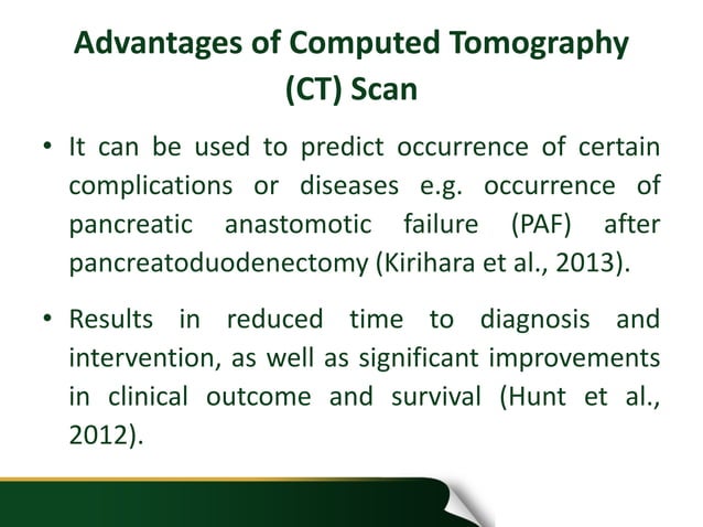 The use of computed tomography (CT) scan presentation | PPTX | Medical ...