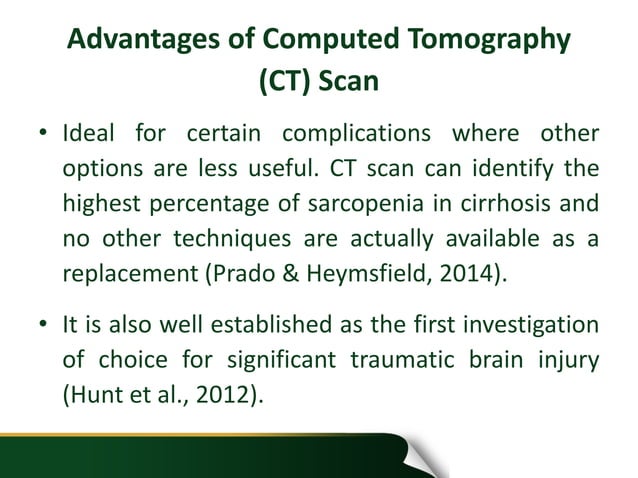 The use of computed tomography (CT) scan presentation | PPTX | Medical ...