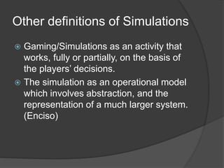 The use of computer simulations & gaming to | PPTX | Educational Video ...