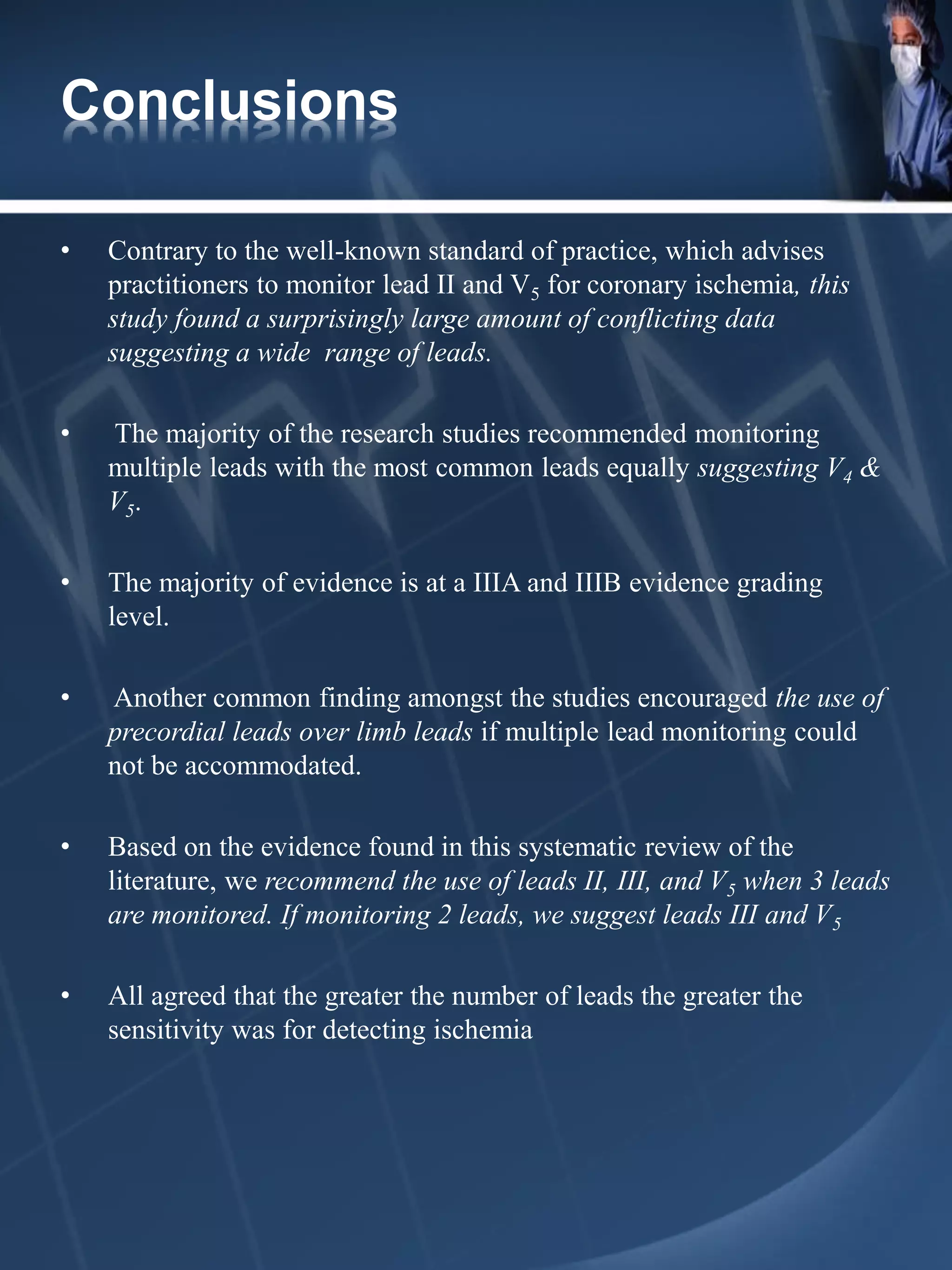 The Use of EKG to Detect Coronary Ischemia | PPTX