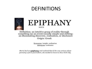 Epiphany Definition