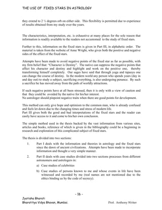 THE USE OF FIXED STARS IN ASTROLOGY | PDF
