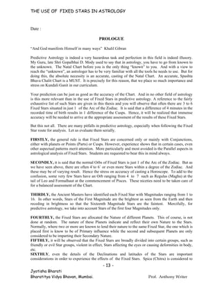The use of fixed stars in astrolog ypdf | PDF