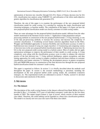 The Use of Genetic Algorithm, Clustering and Feature Selection Techniques in Construction of ...
