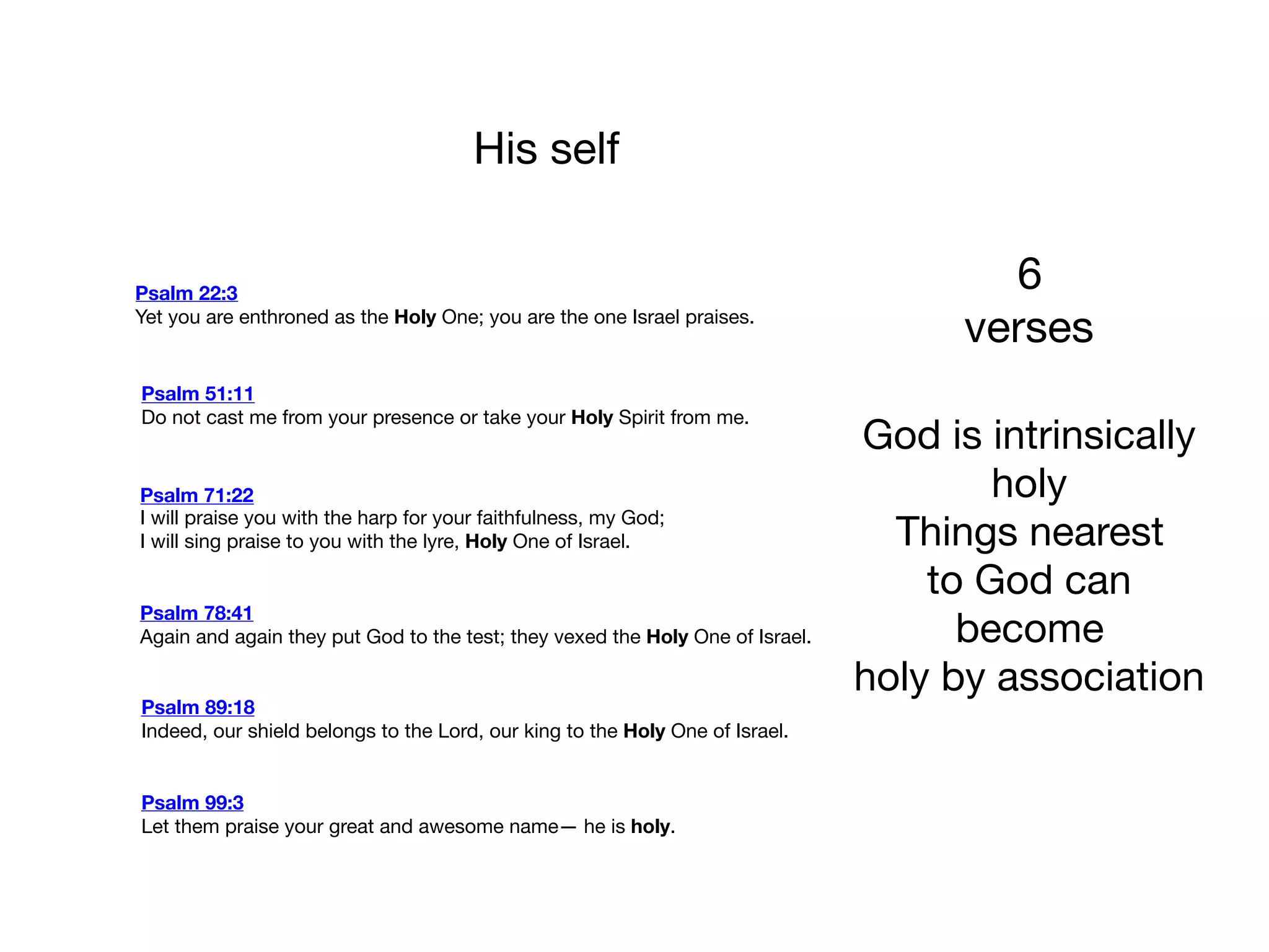 'Holy' in the Psalms - What's so Important to God That It's Tied to His ...