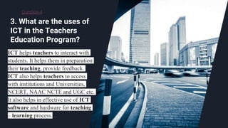 The use of ict in education | PPTX