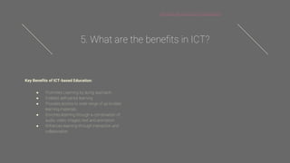 The use of ict in education | PPTX