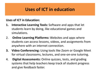 The use of ICT in education according to psychology.pptx
