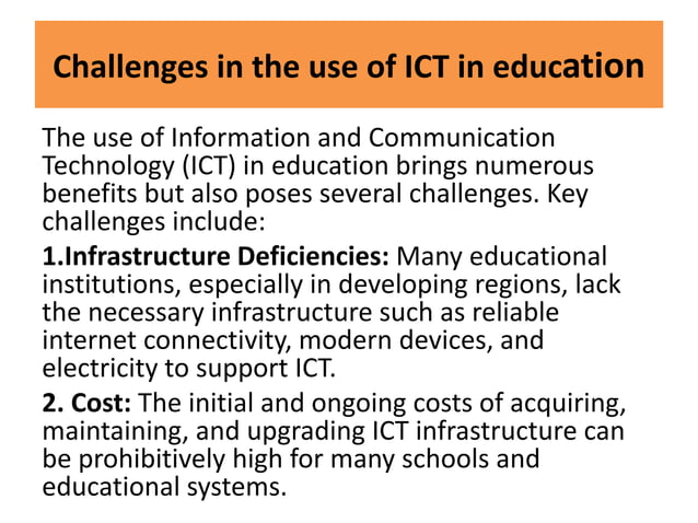 The use of ICT in education according to psychology.pptx | Educational ...