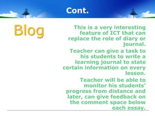 The use of ict in teaching writing skill | PPT