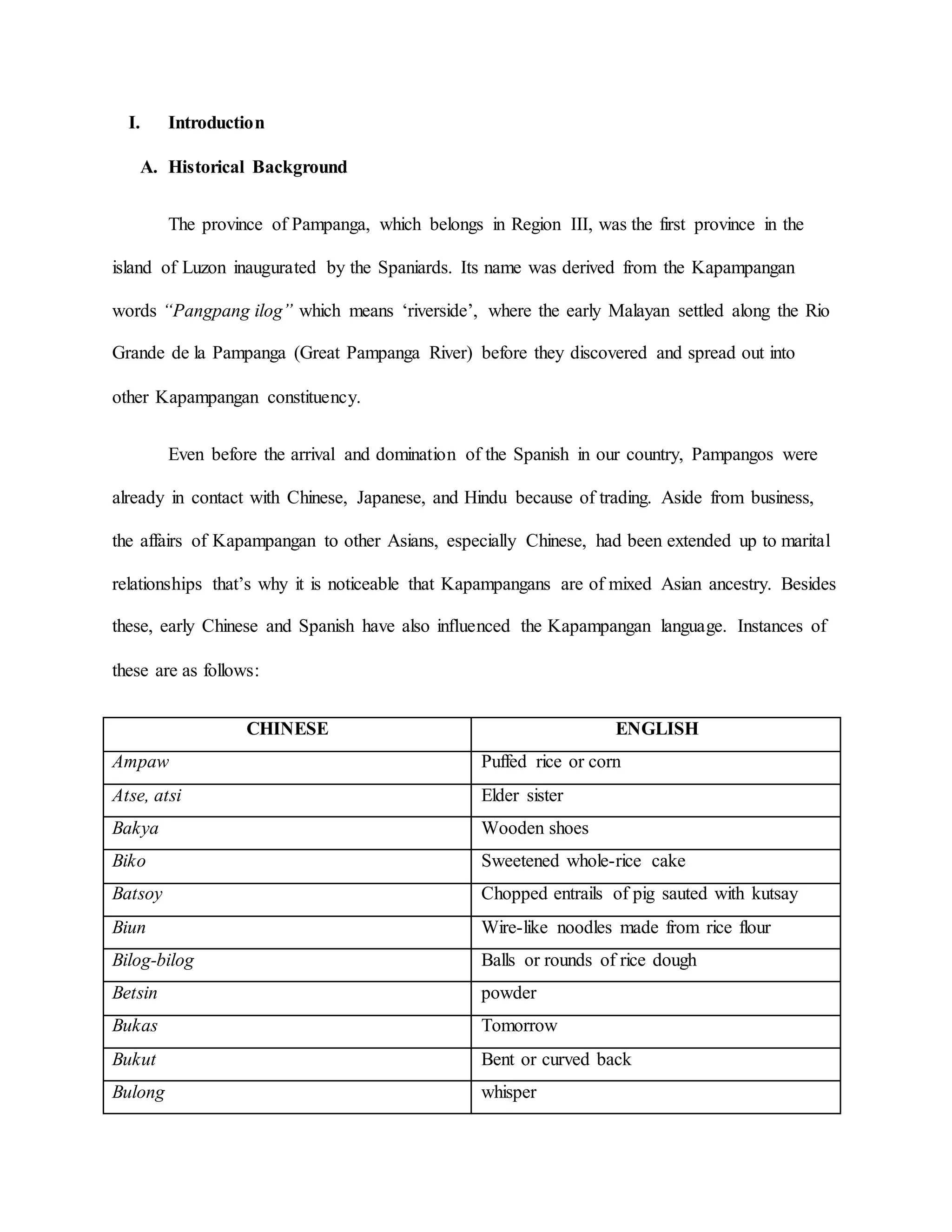 The Use of Kapampangan Adjectives | DOCX