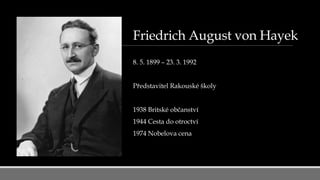 The Use of Knowledge in Society - F. A. Hayek | PPTX